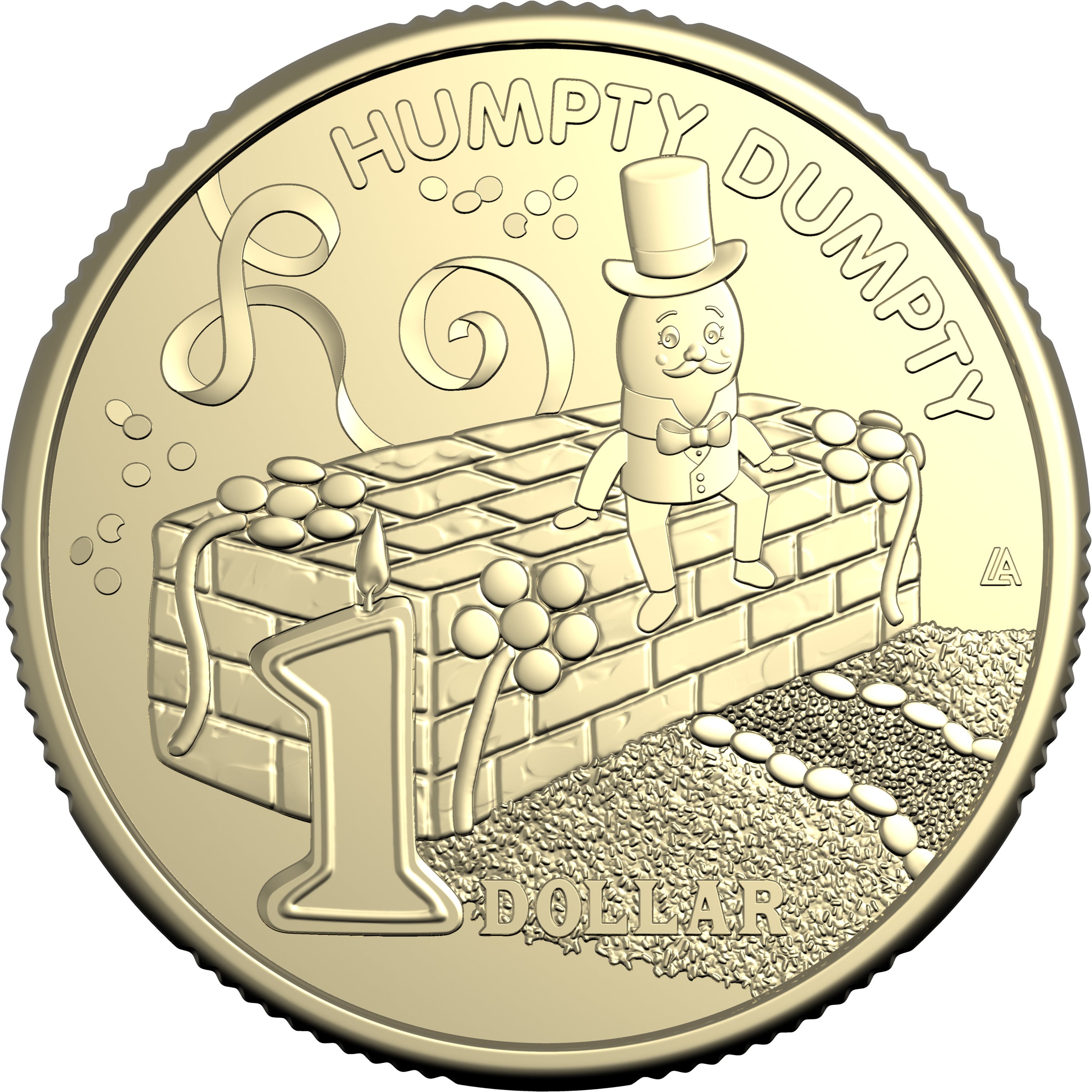 Royal Australian Mint - Birthday Cake Book Humpty Dumpty $1 UNC Coin i – Abby Rose Collective