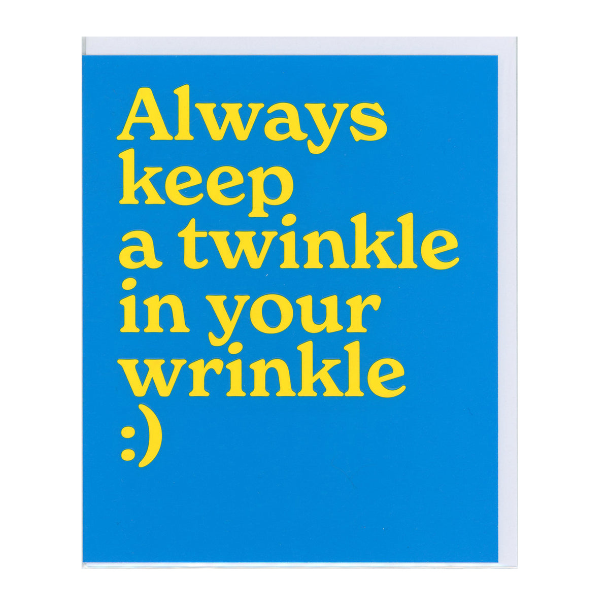 To Be Frank - Twinkle Wrinkle Birthday Card – Abby Rose Collective