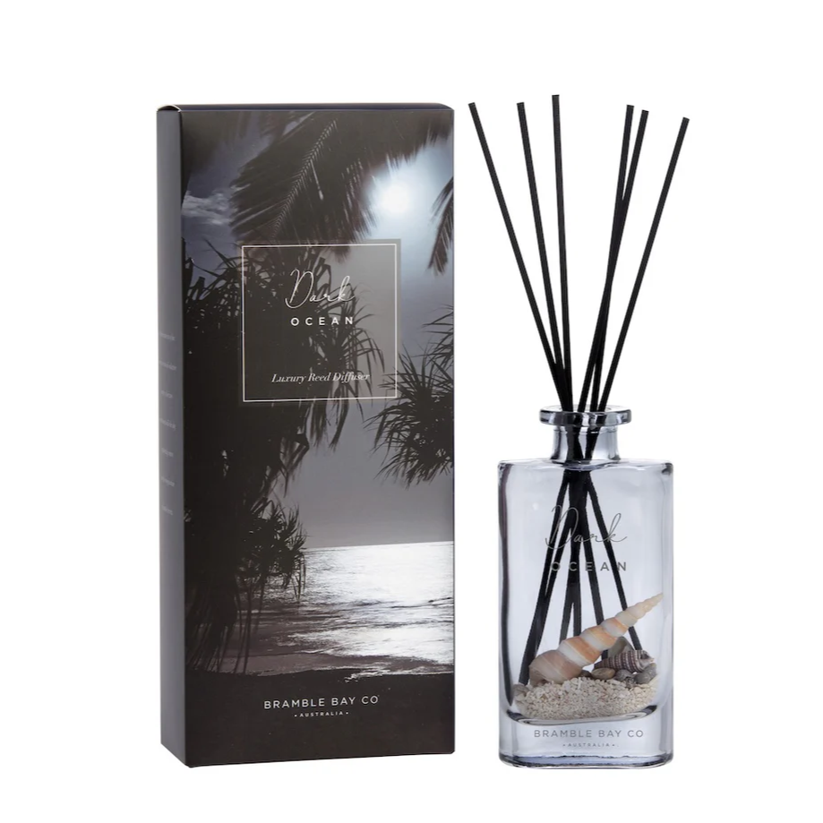 Bramble Bay Ocean After Dark | Dark Ocean Luxury Reed Diffuser 150ml ...