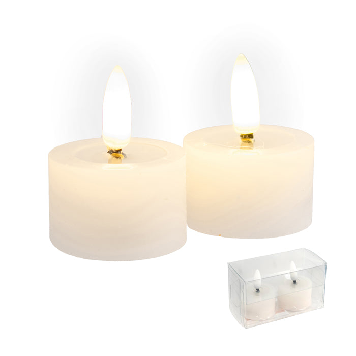 Pure Homewares | Flash 4x5cm Led Tealight Set of 2 – Abby Rose Collective