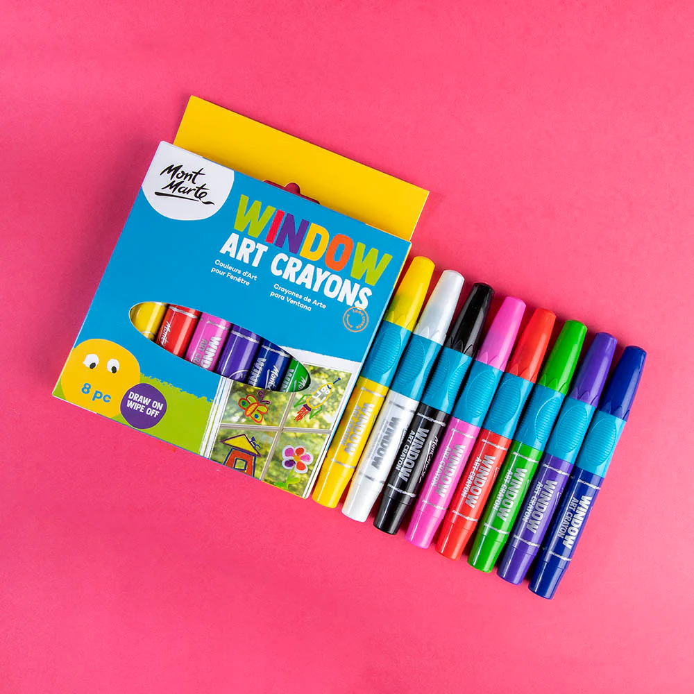 Mont Marte | Window Art Crayons 8pc – Abby Rose Collective
