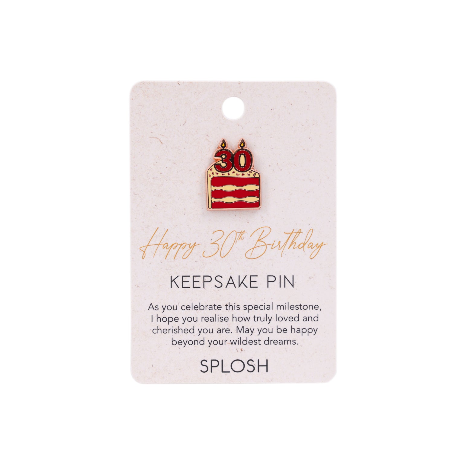 Splosh | Keepsake Pin 30th Birthday – Abby Rose Collective