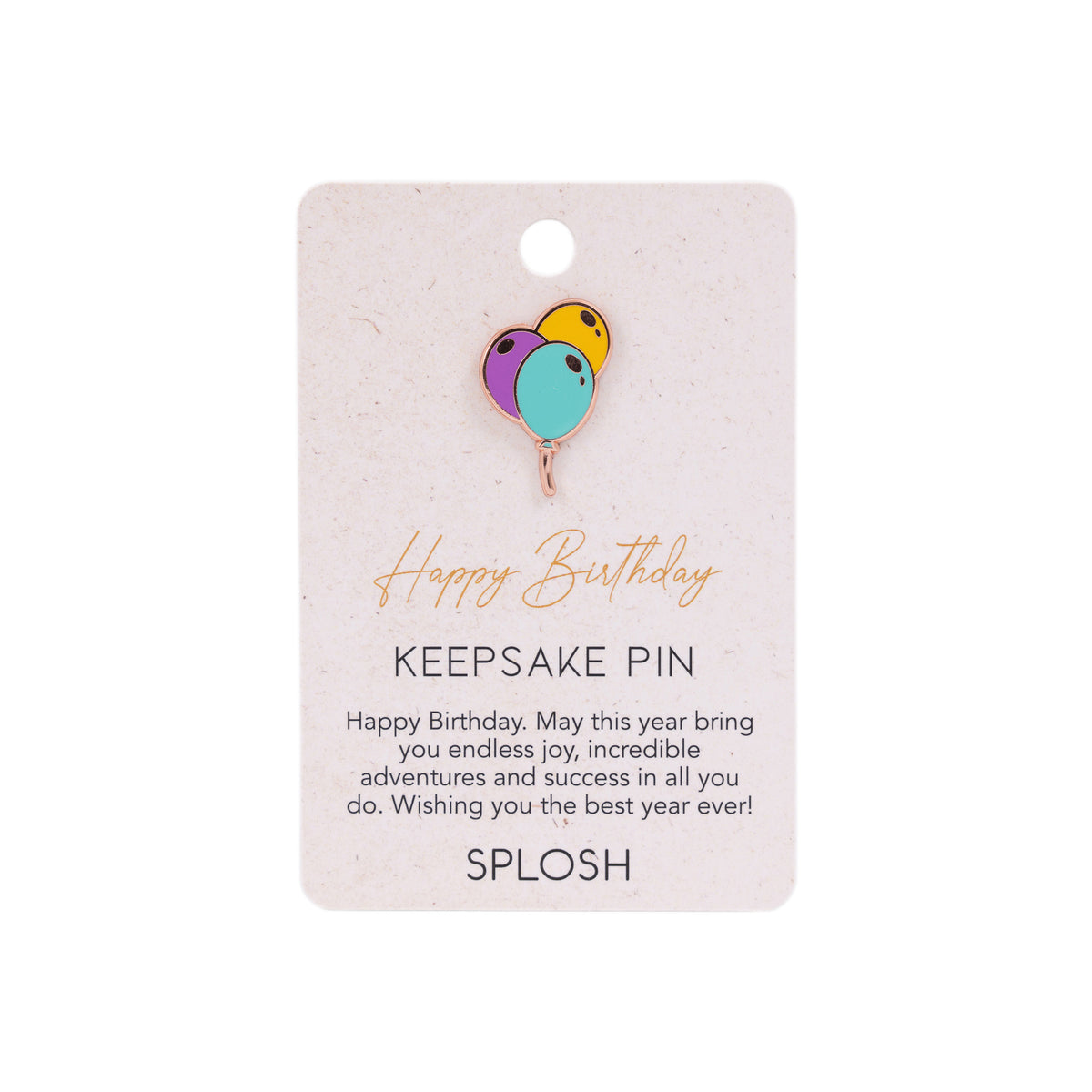Splosh - Keepsake Pin Happy Birthday – Abby Rose Collective