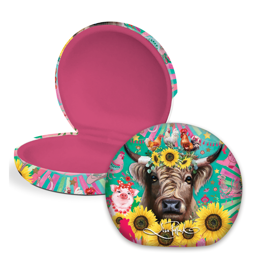 Lisa Pollock | Travel Case | Carnival Cow – Abby Rose Collective
