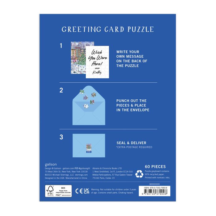 Galison | Christmas Card Puzzle | Christmas in the City – Abby Rose ...